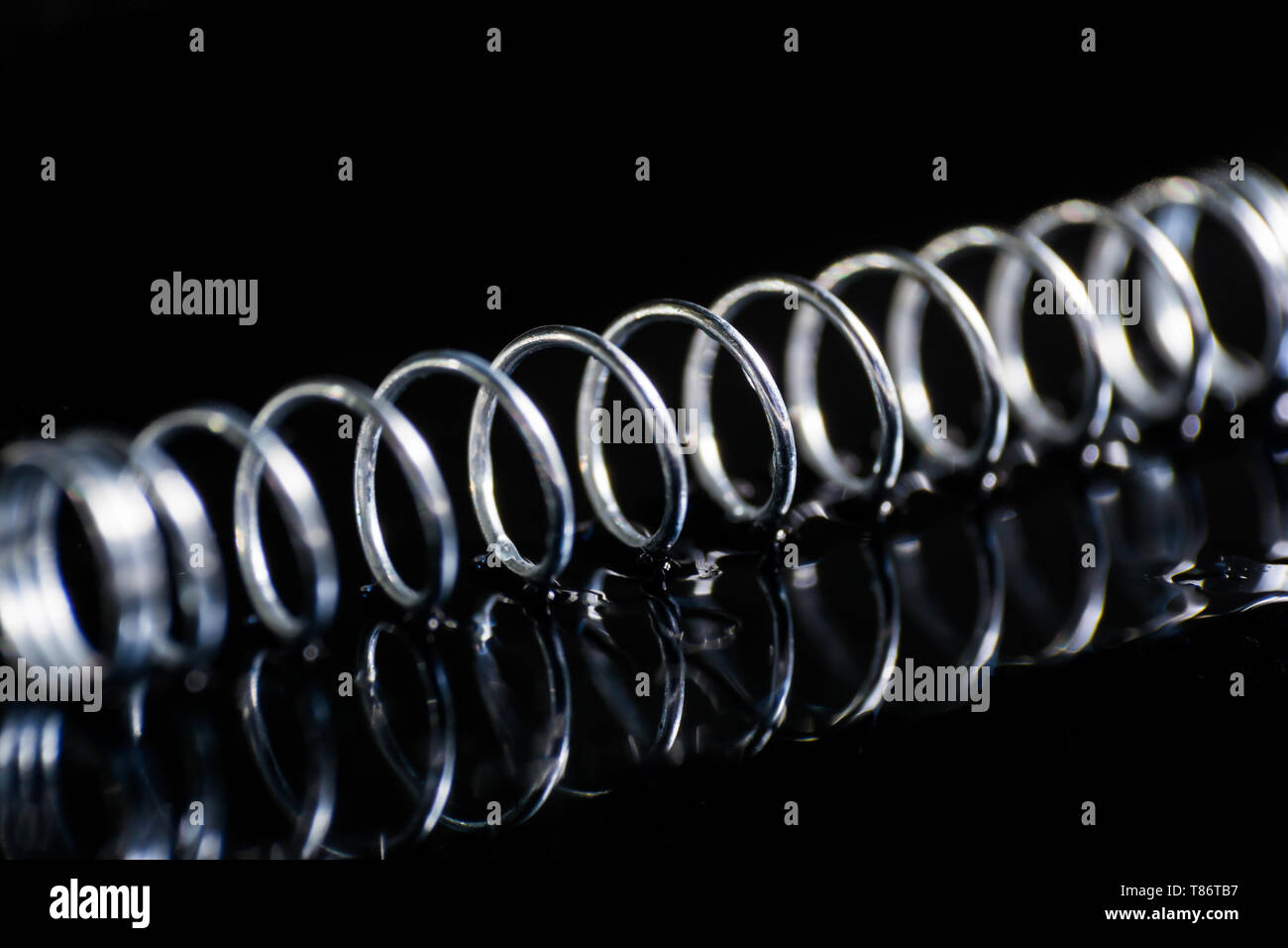 pen spring macro for abstract background Stock Photo - Alamy