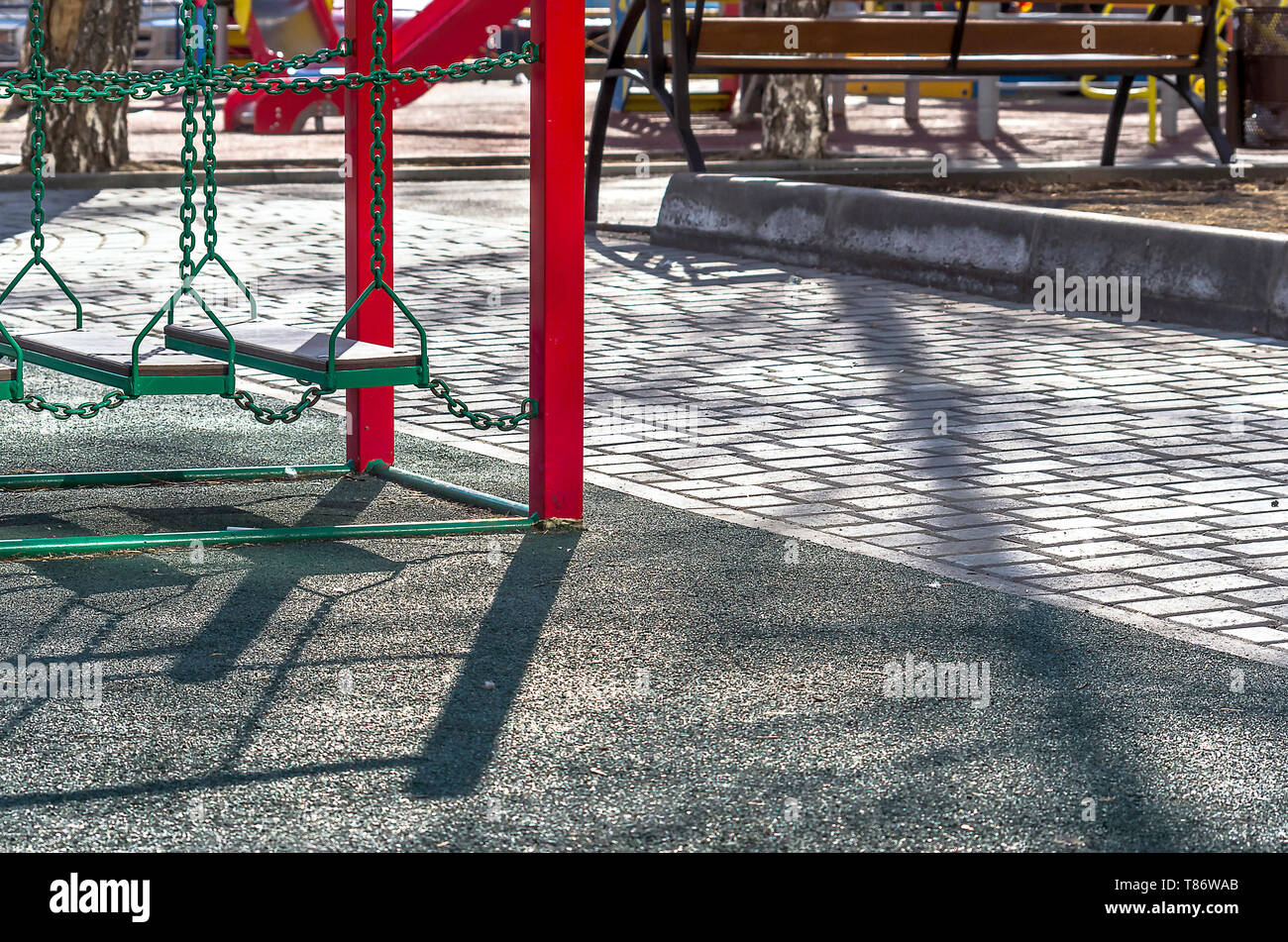 Family playground shadow hi-res stock photography and images - Alamy