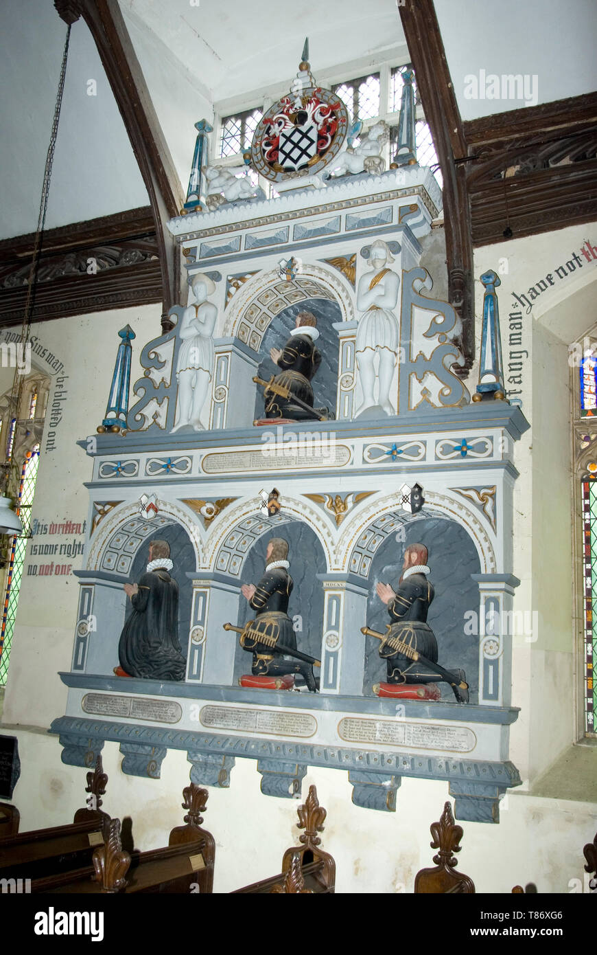 Tollemache Family Memorial Stock Photo - Alamy