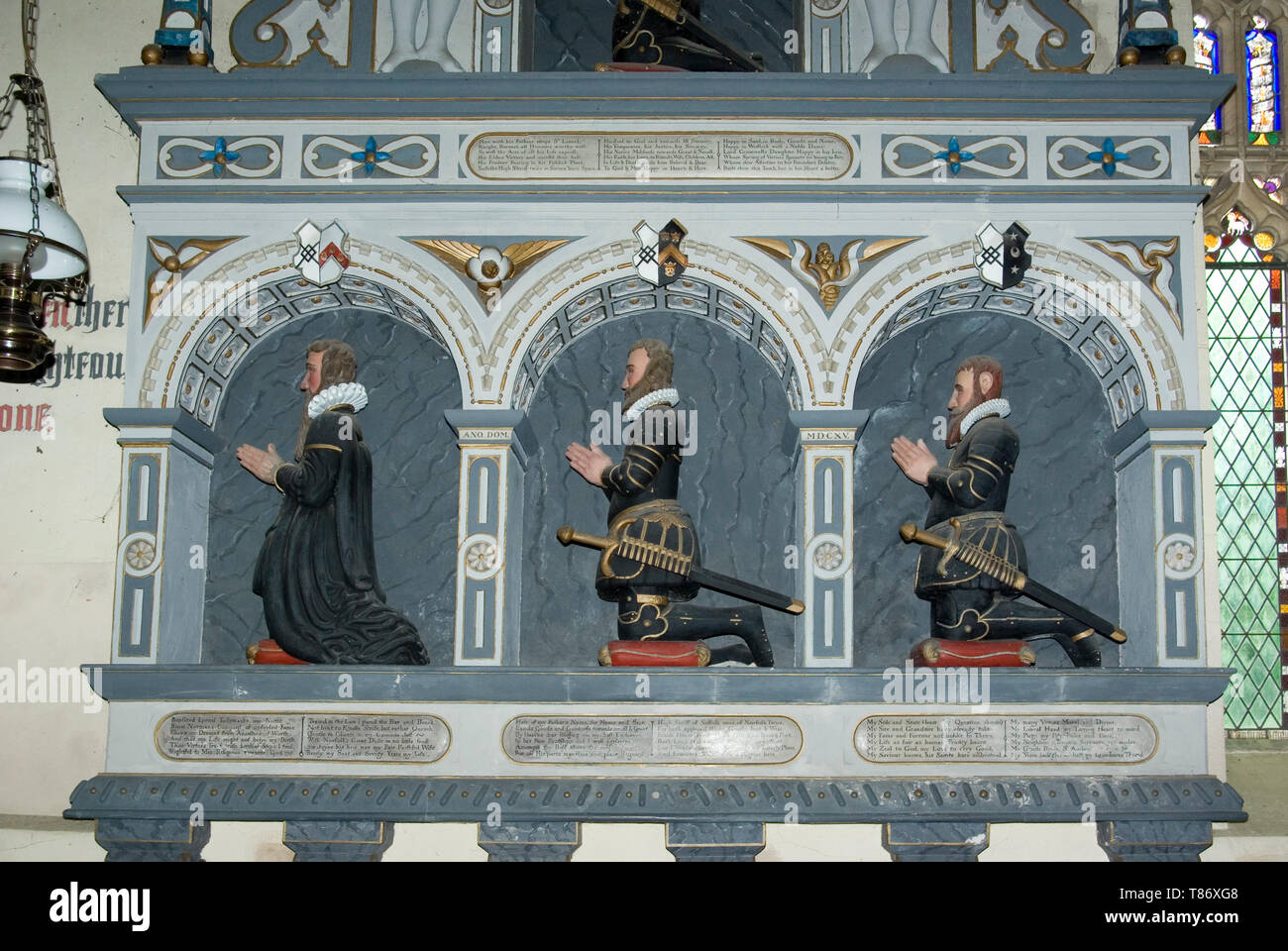 Tollemache Family Memorial Stock Photo - Alamy