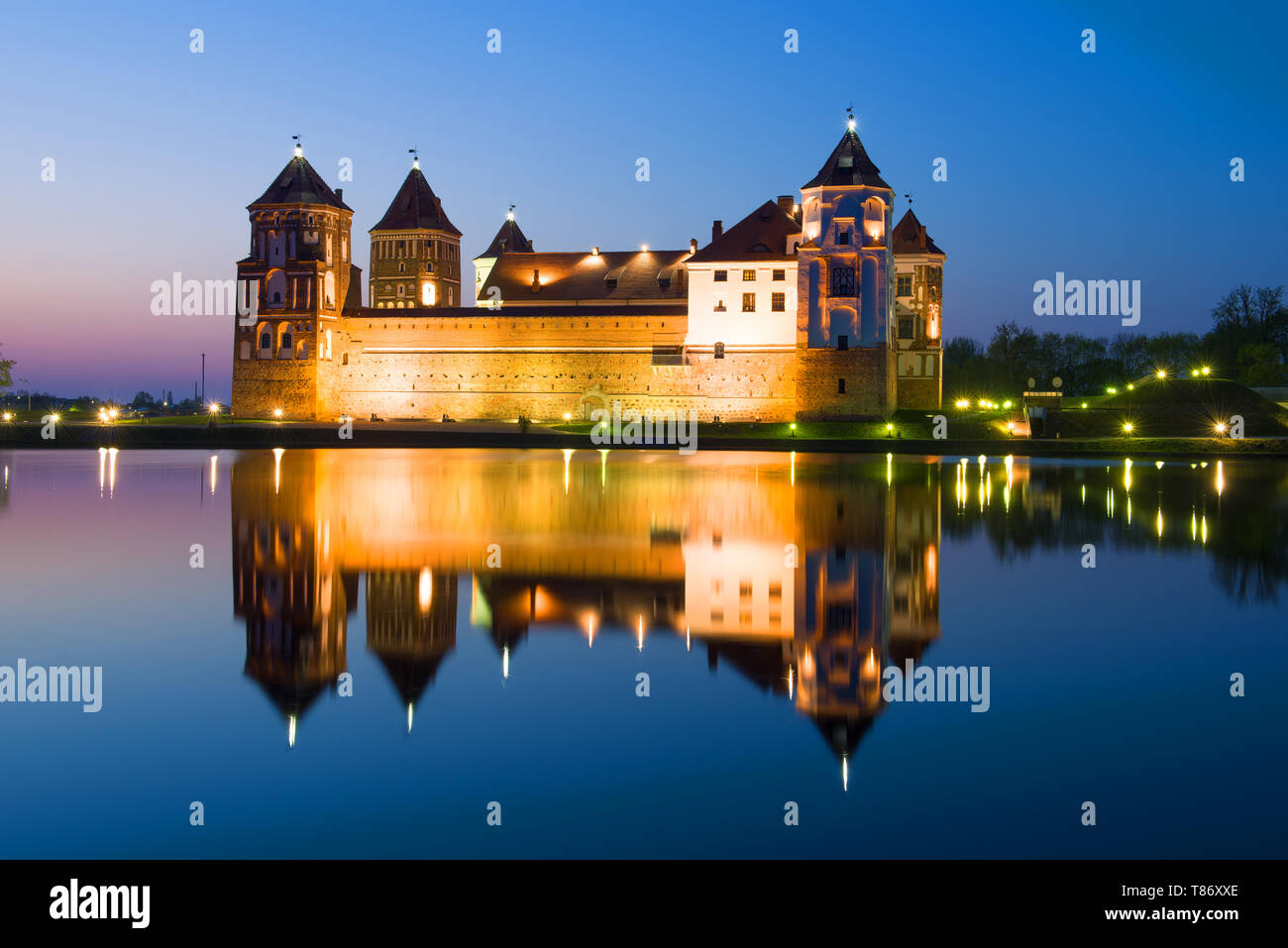 Mirsky castle belarus hi-res stock photography and images - Alamy