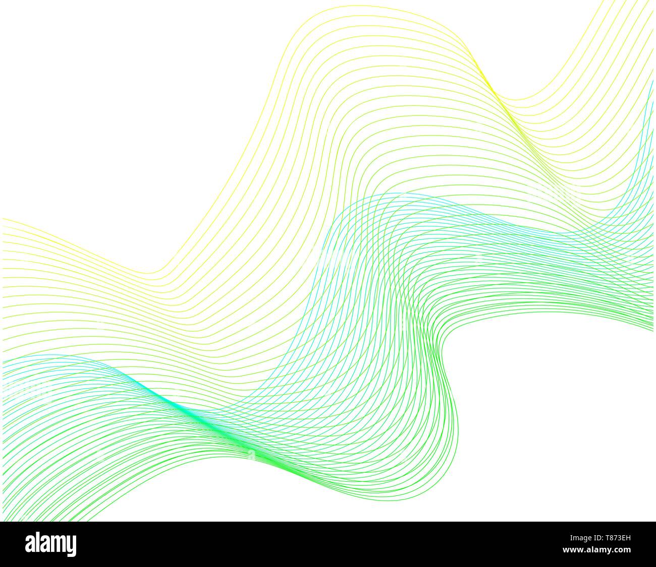 bright print yellow green grid lines on white background Stock Vector ...