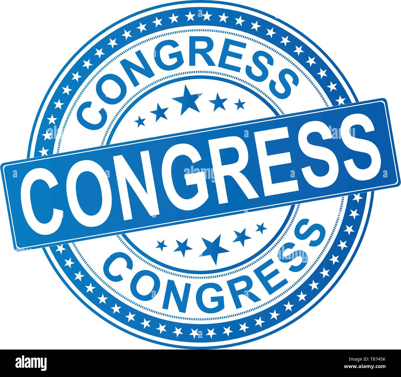 congress grunge rubber stamp vector illustration isolated Stock Vector ...