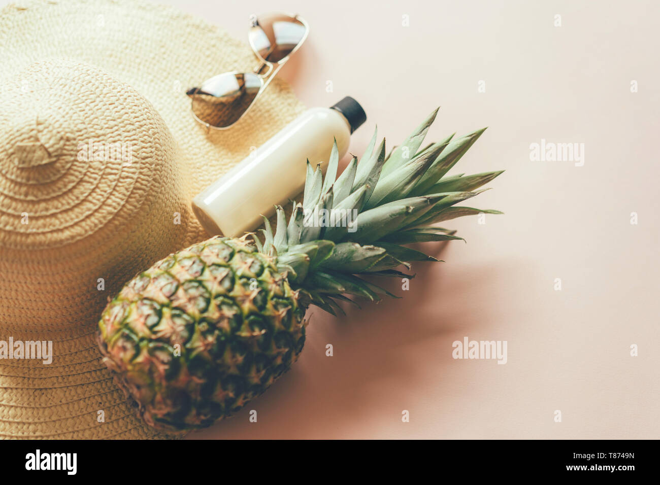 Beautiful happy summer background with copy space Stock Photo - Alamy