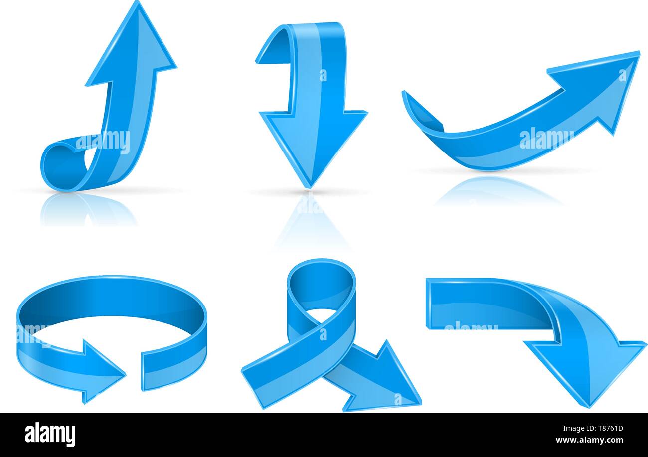 Blue sign with arrows hi-res stock photography and images - Alamy