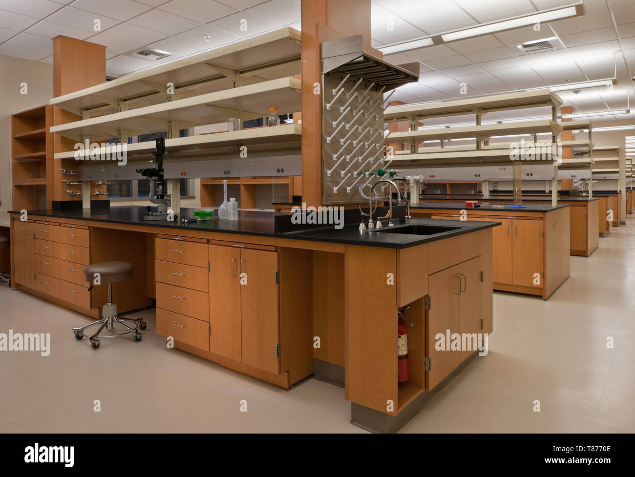 Research Laboratory Workstation Stock Photo - Alamy