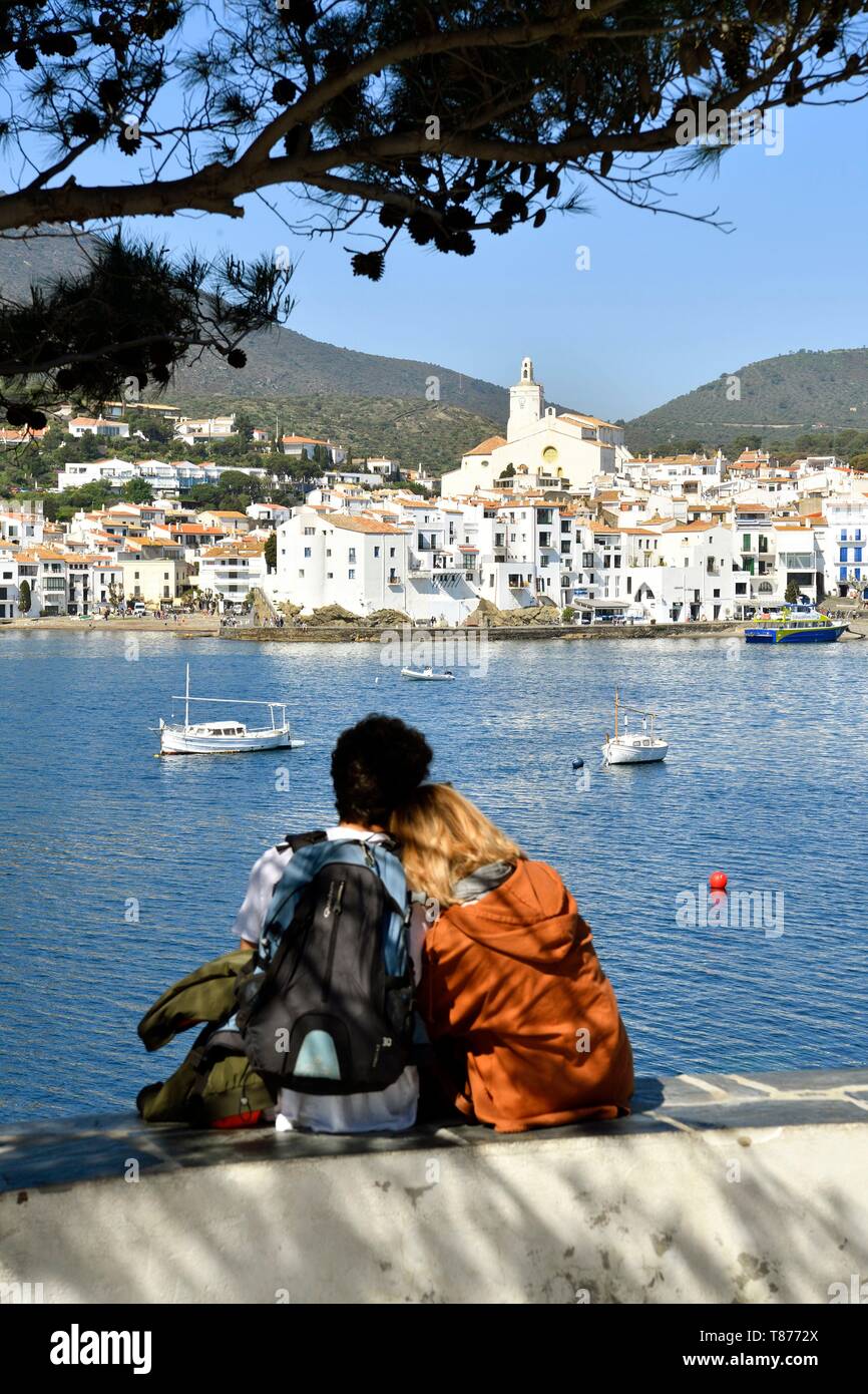 Spain, Catalonia, Costa Brava, Girona province, Cadaques, the Santa ...