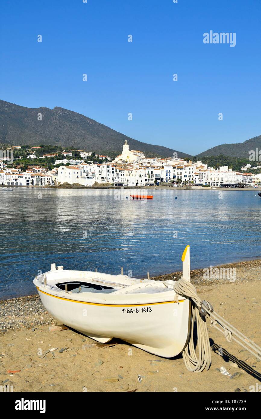 Spain, Catalonia, Costa Brava, Girona province, Cadaques, the Santa ...