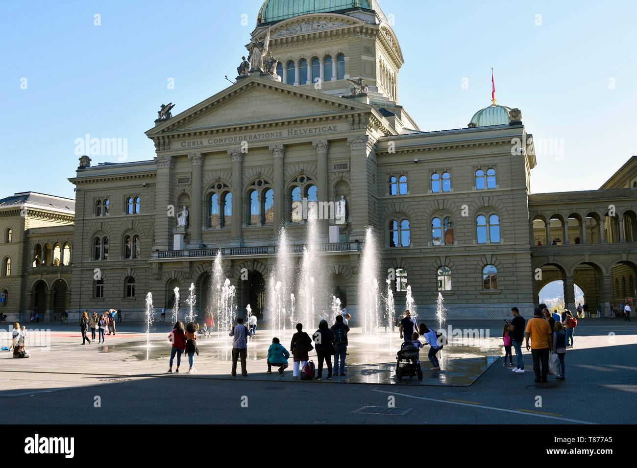 Switzerland, canton of Berne, Berne, the old town listed as World ...