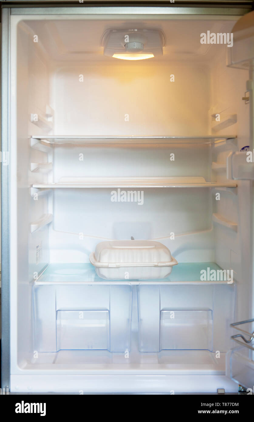 Food Container in a Refrigerator Stock Photo - Alamy