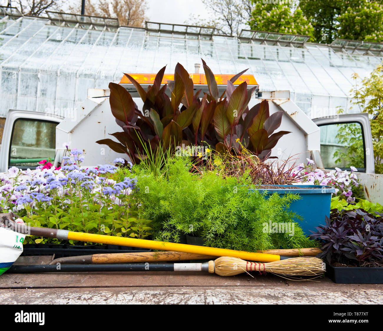 Truck gardening tools hi-res stock photography and images - Alamy