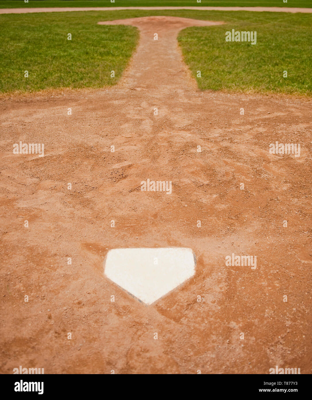 Baseball Home Plate Stock Photo - Alamy
