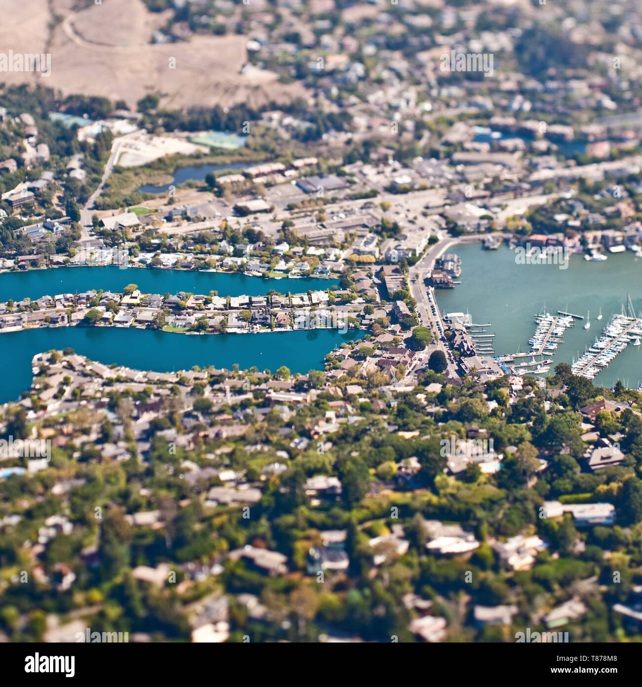 San francisco suburbs aerial view hi-res stock photography and images ...