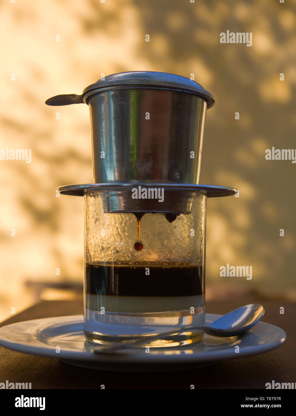 Vietnamese Coffee Pot Stock Photo - Alamy