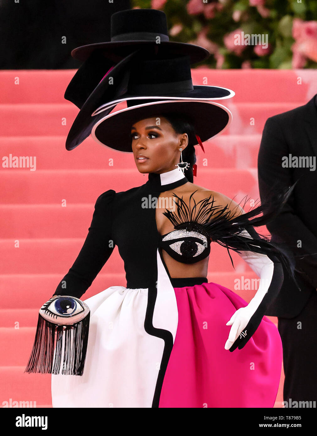New York, NY - May 06, 2019: Janelle Monae arrives for the 2019 Met ...