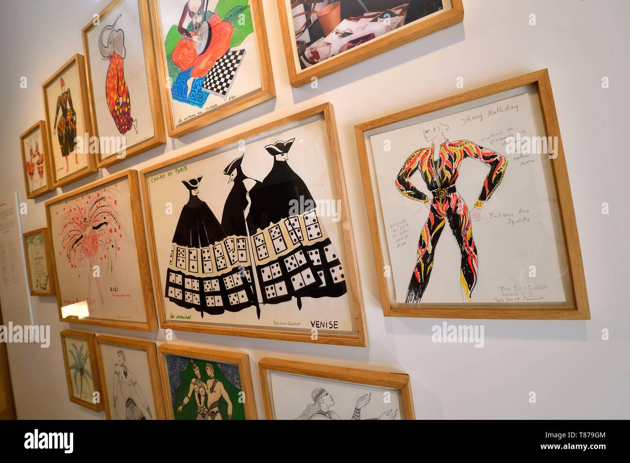 Morocco, Upper Atlas, Marrakech, Gueliz district, Yves Saint Laurent ...