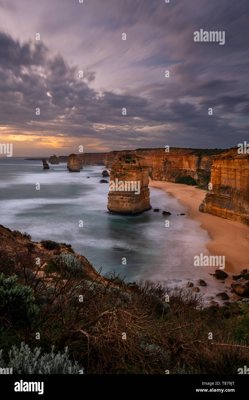 View of twelve apostles sea rocks hi-res stock photography and images ...