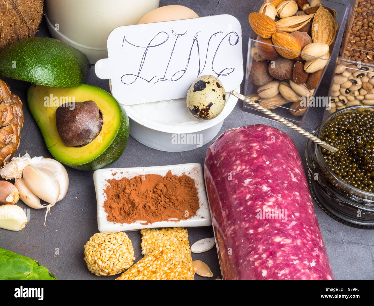 Inscription Zinc, Ingredients or products containing zinc and dietary ...