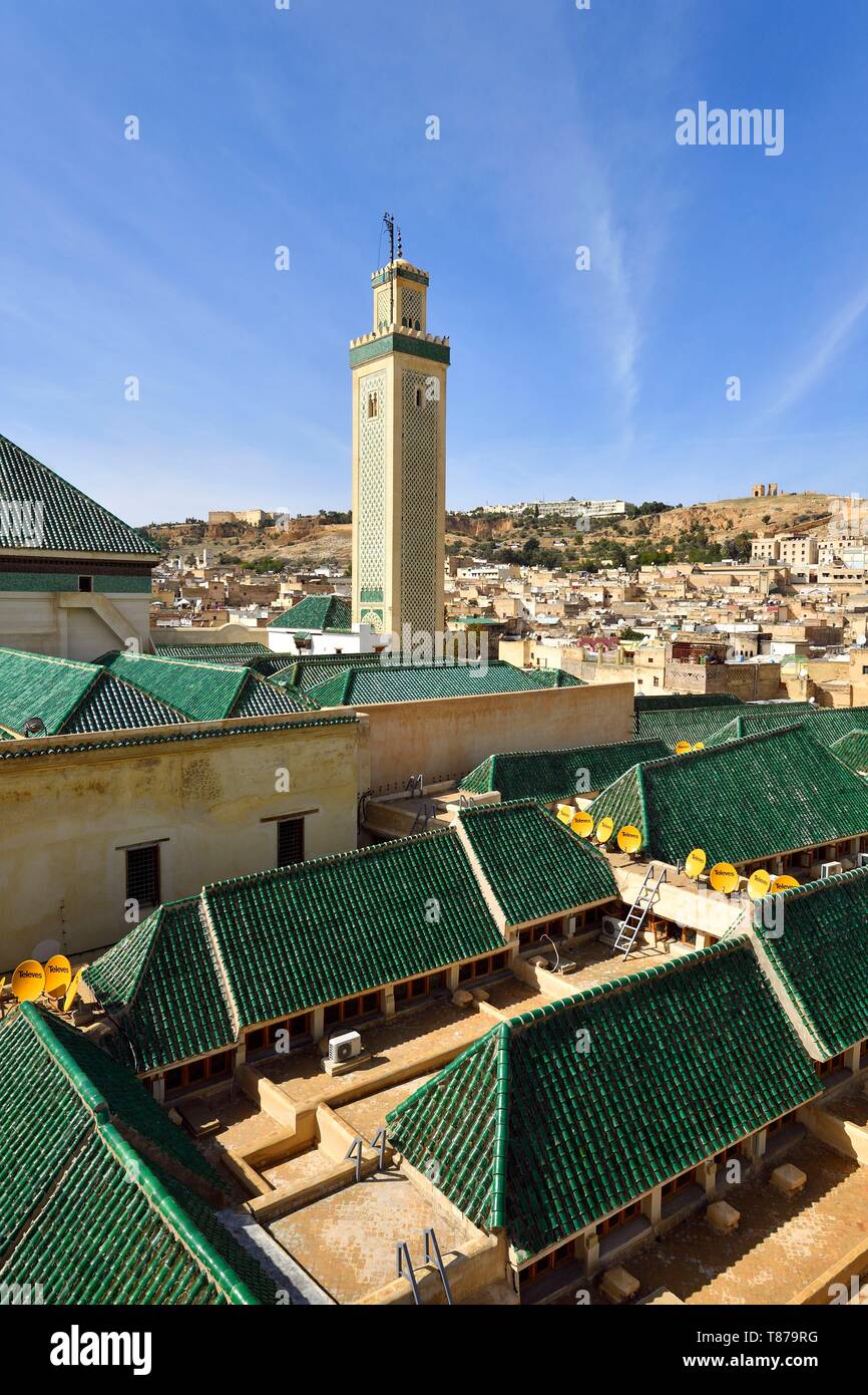 Morocco, Middle Atlas, Fes, Imperial City, Fes el Bali District, medina ...