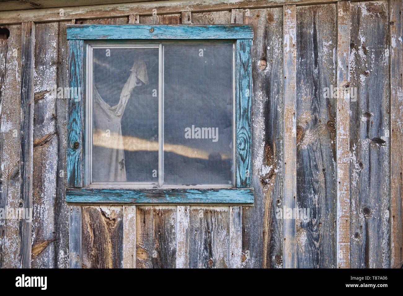 Weathered Shack Wall Stock Photo - Alamy