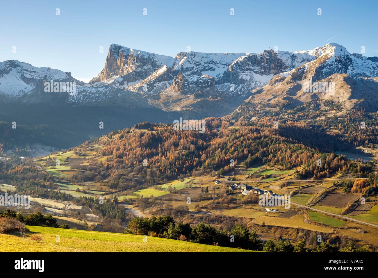 France, Hautes Alpes, Dévoluy massif, Saint Etienne en Dévoluy, the ...