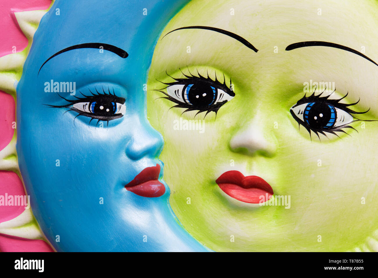 Sun and Moon Motif Stock Photo - Alamy