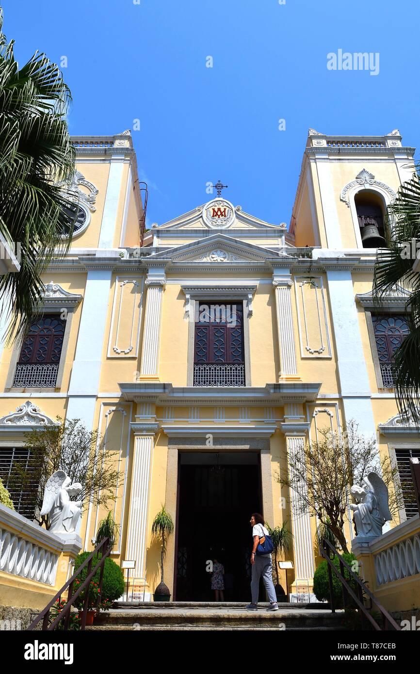 China, Macau, Historic Centre listed as World Heritage by UNESCO, Sao ...