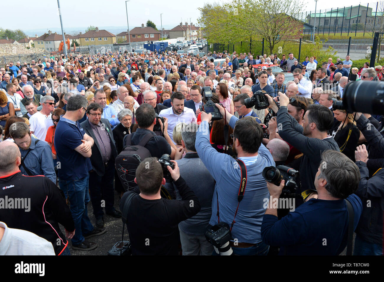 Vigil for dead journalist hi-res stock photography and images - Alamy