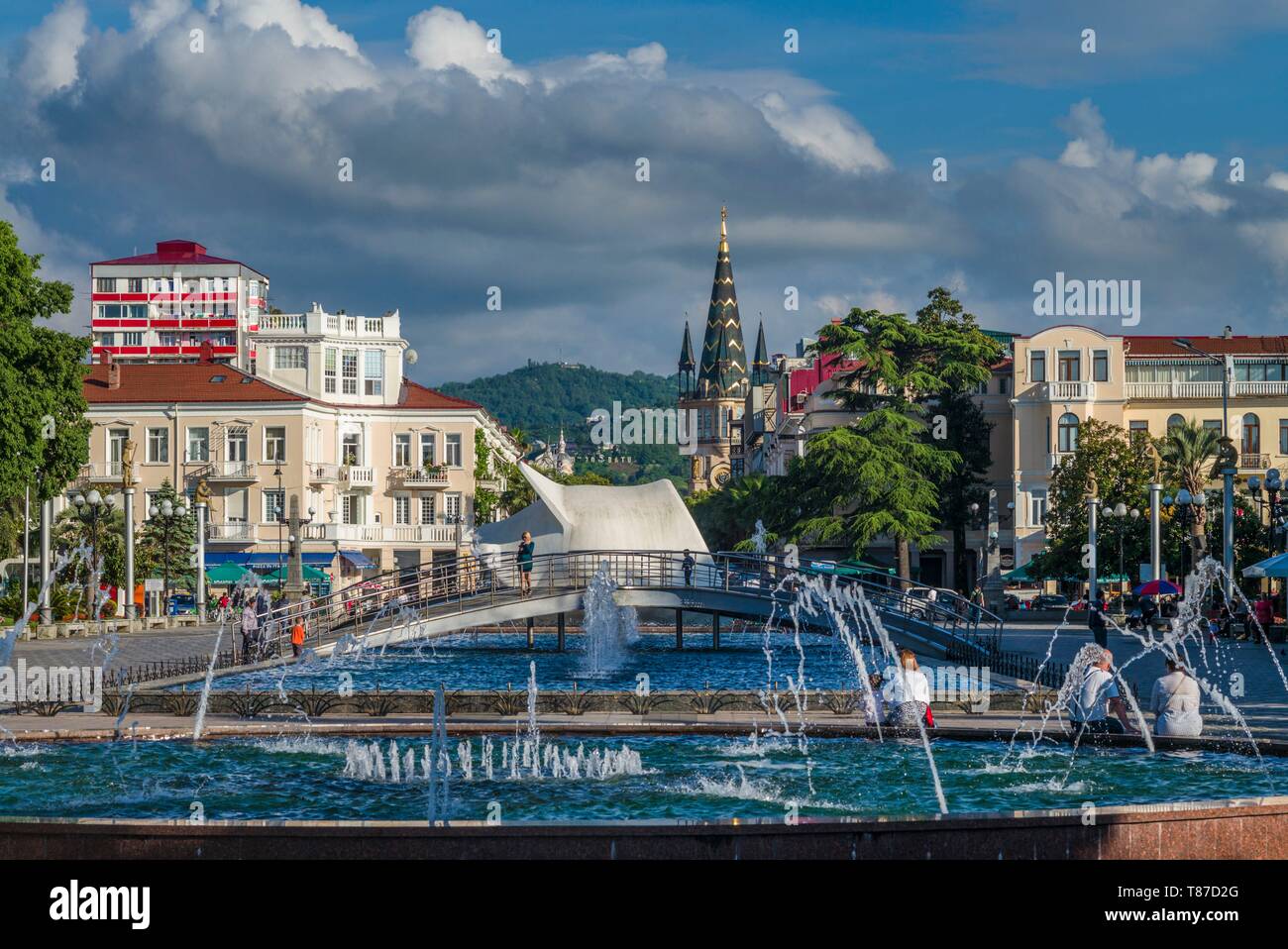 Georgia, Batumi, Batumi Boulevard, seaside promenade Stock Photo - Alamy