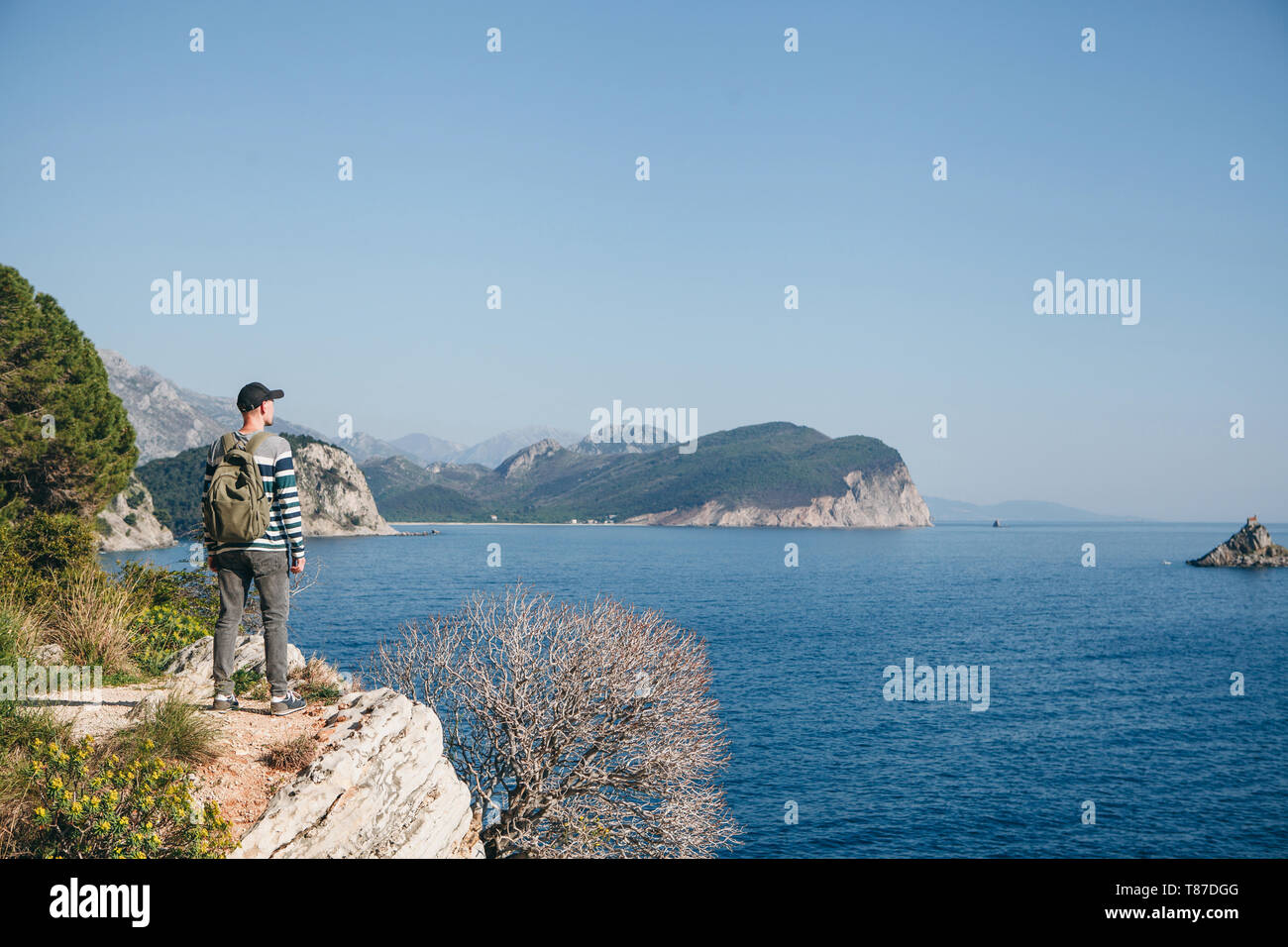Person and nature hi-res stock photography and images - Alamy