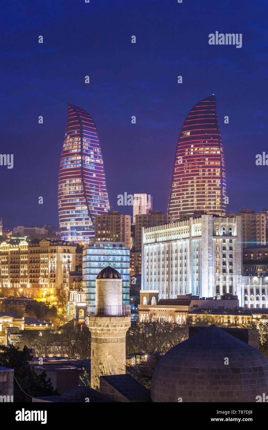 Azerbaijan baku skyline hi-res stock photography and images - Alamy