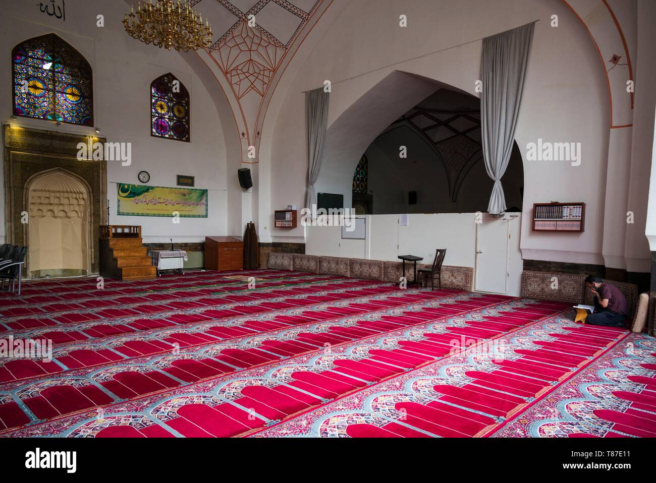 Armenia, Yerevan, The Blue Mosque, 18th century, interior Stock Photo ...