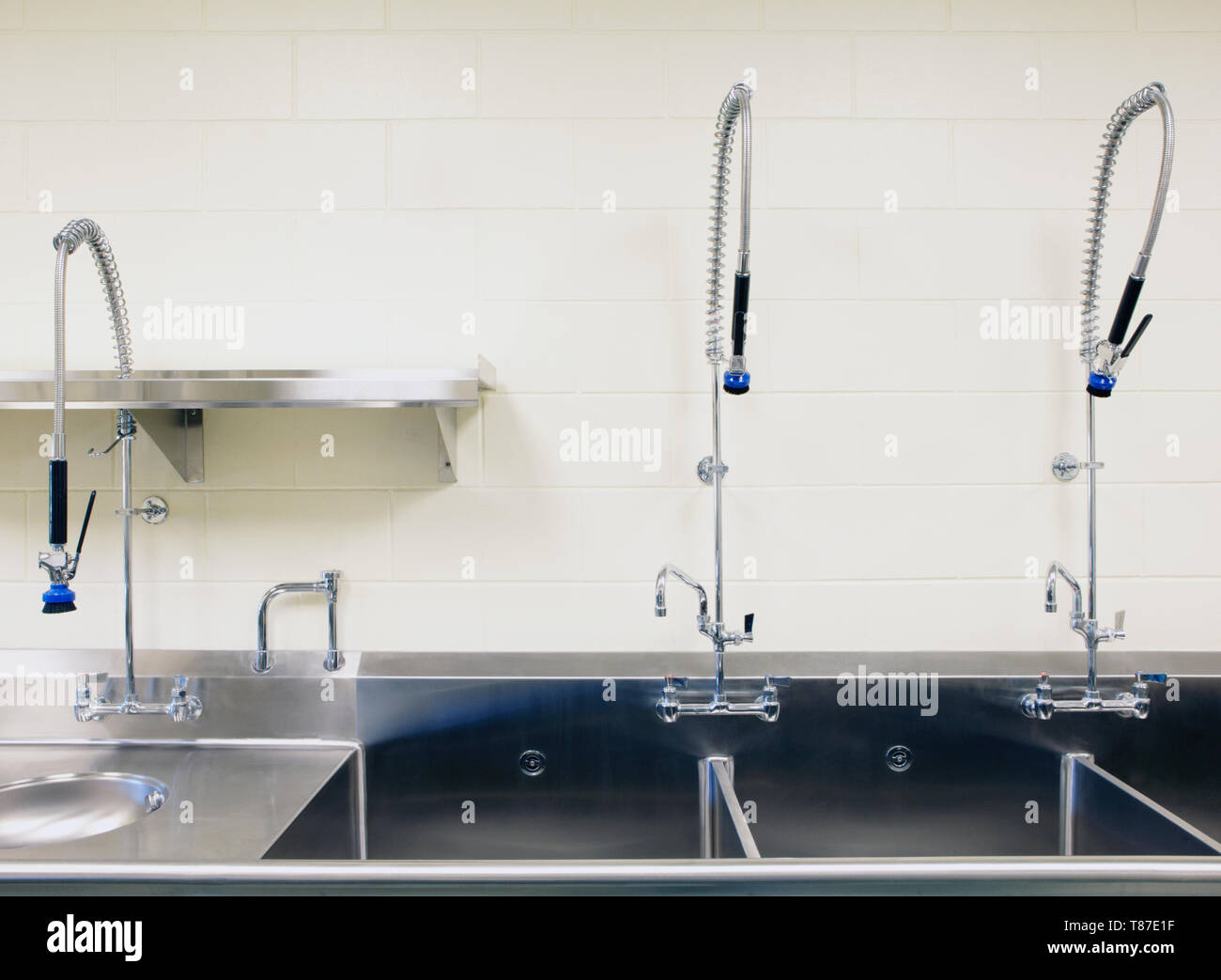 Large Industrial Sinks Stock Photo - Alamy