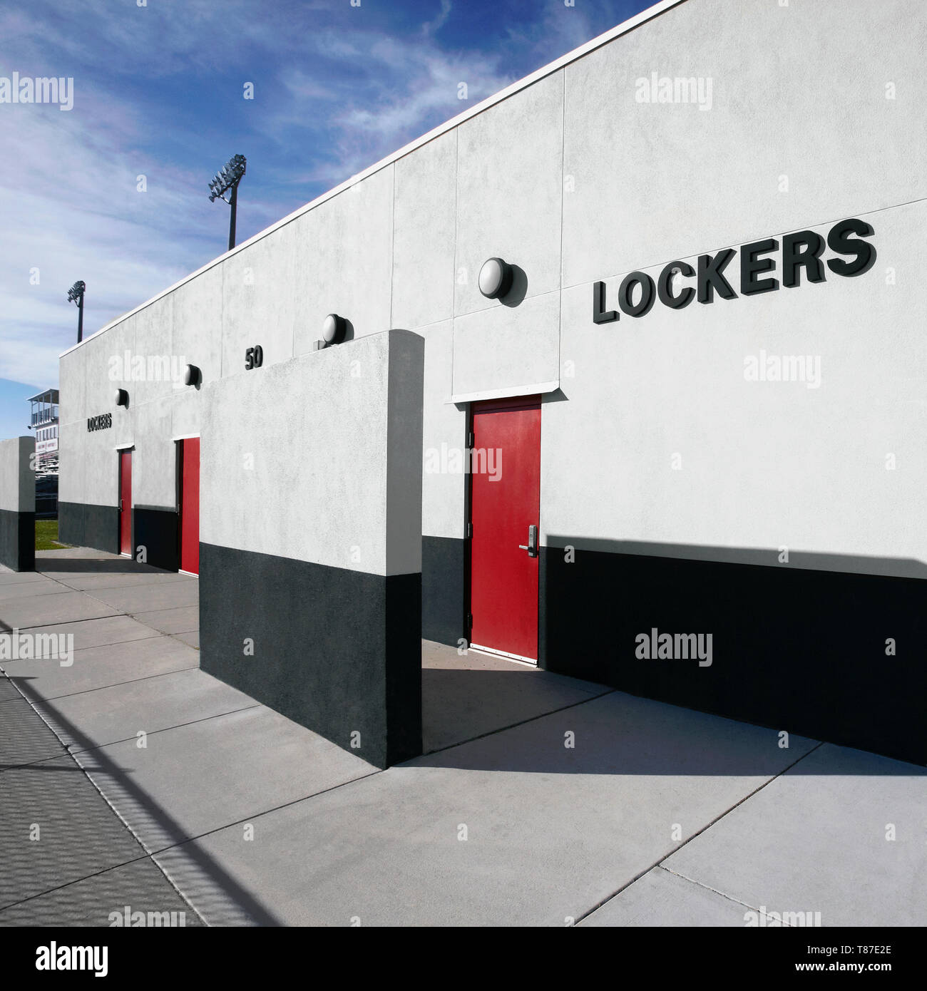 Football locker rooms hi-res stock photography and images - Alamy
