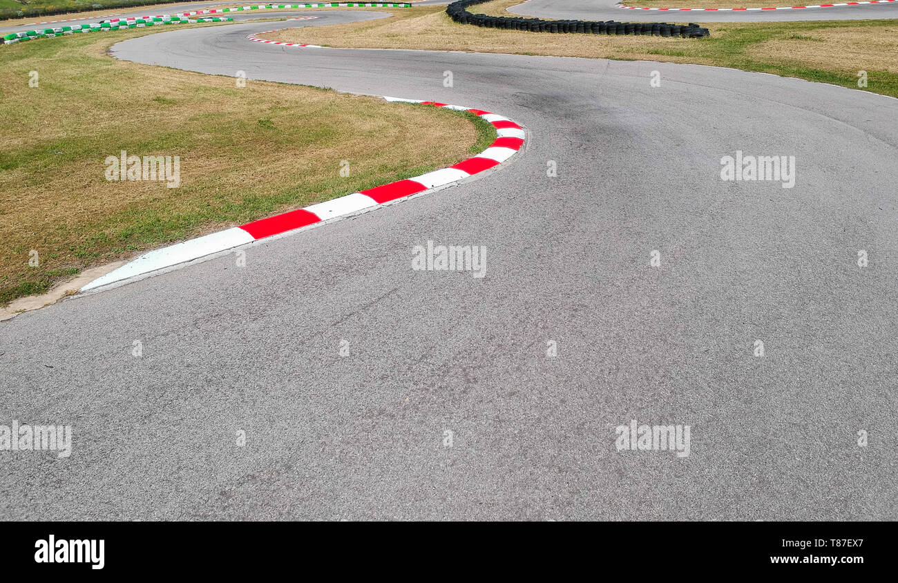Race track aerial hi-res stock photography and images - Alamy