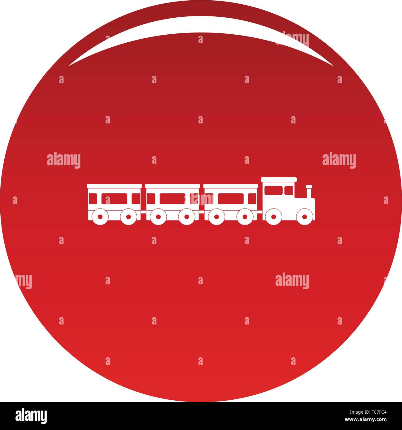 Express train icon. Simple illustration of express train vector icon ...