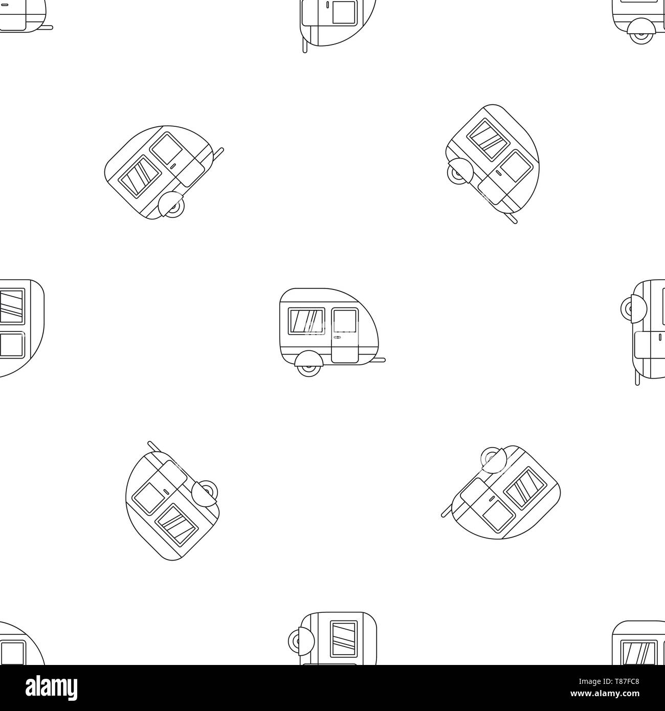 Rvtrailer Stock Vector Images - Alamy