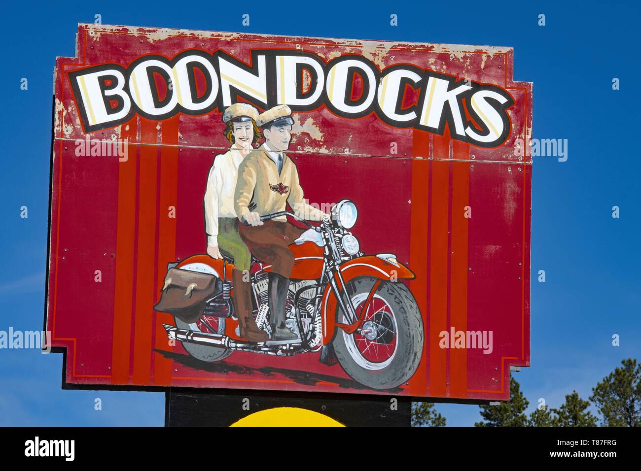 Deadwood south dakota sign hi-res stock photography and images - Alamy