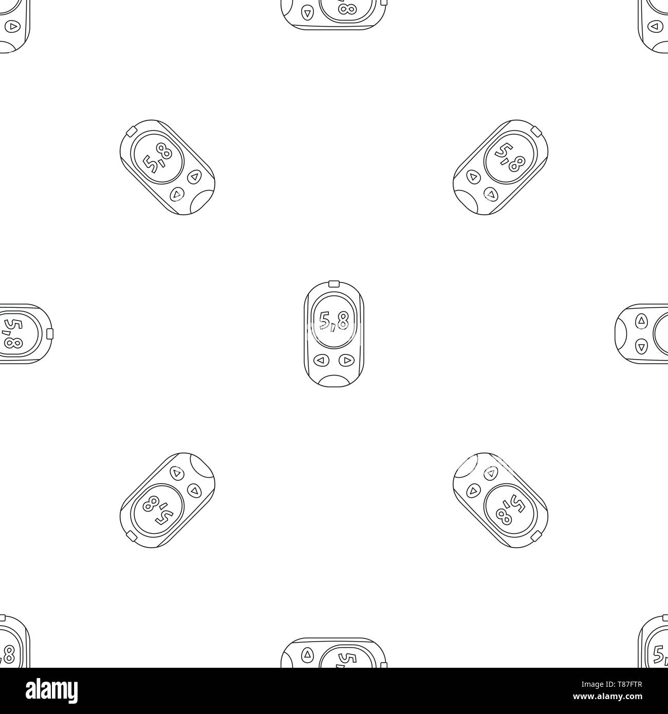 Glucose meter pattern seamless vector repeat geometric for any web design Stock Vector Image ...