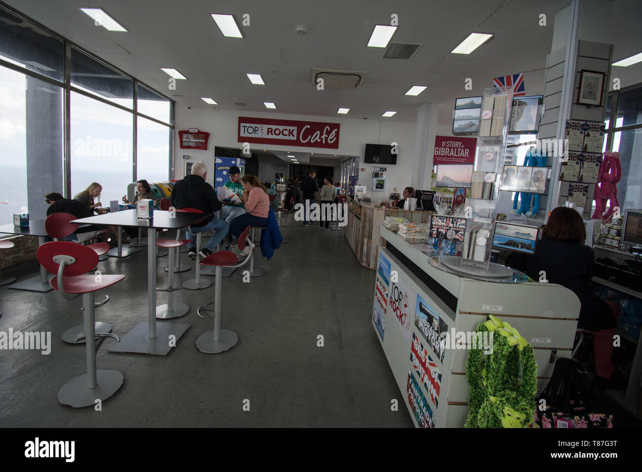 Gibraltar rock cafe hi-res stock photography and images - Alamy