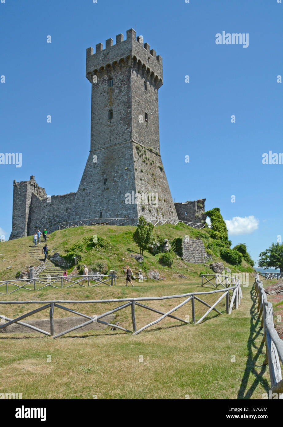The Rocca at Radicofani, southern Tuscany Stock Photo - Alamy