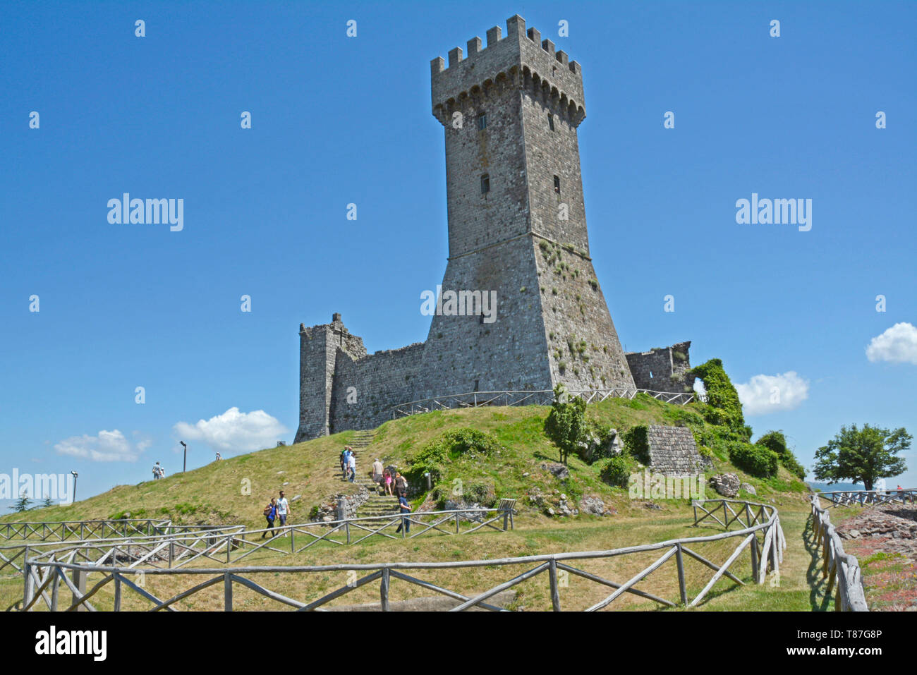 The Rocca at Radicofani, southern Tuscany Stock Photo - Alamy