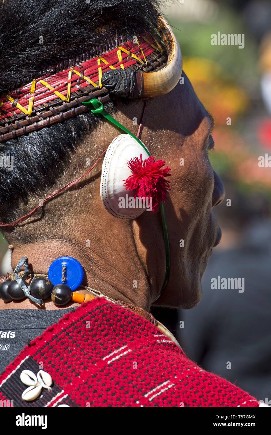 India, Nagaland, Kohima, annual meeting of all the Naga tribes during ...