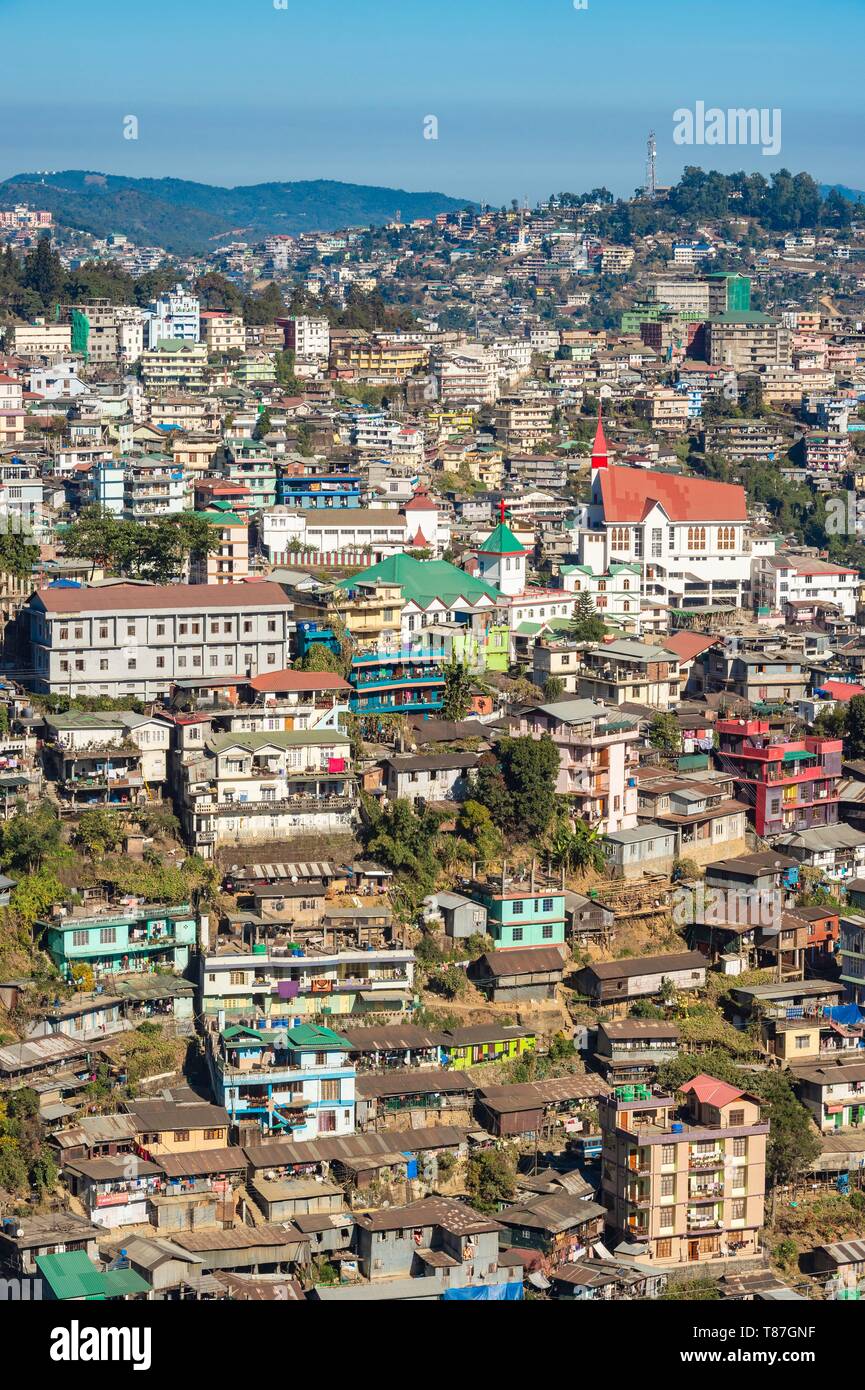 View of kohima city hi-res stock photography and images - Alamy