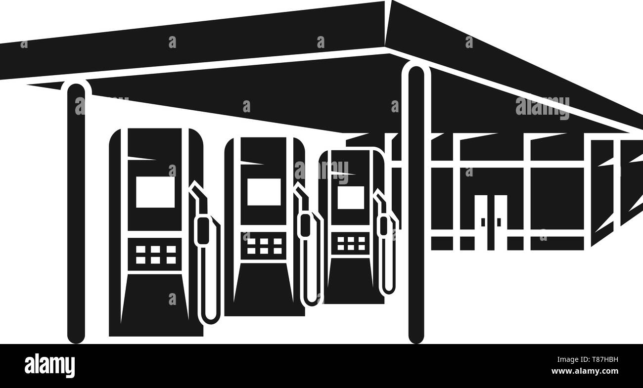 Petrol Station Icon Vector