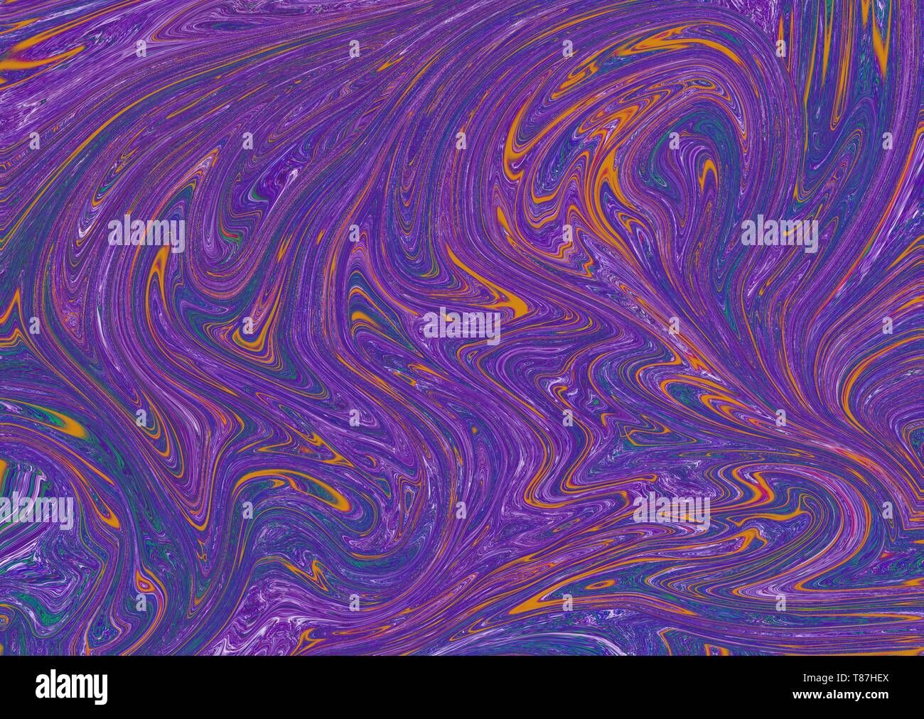 Abstract fluid texture or background with multiple colors mixed Stock ...