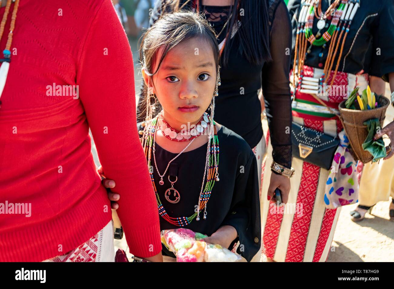 India, Arunachal Pradesh, Khonsa, the Chalo Loku festival of the Nokte ...