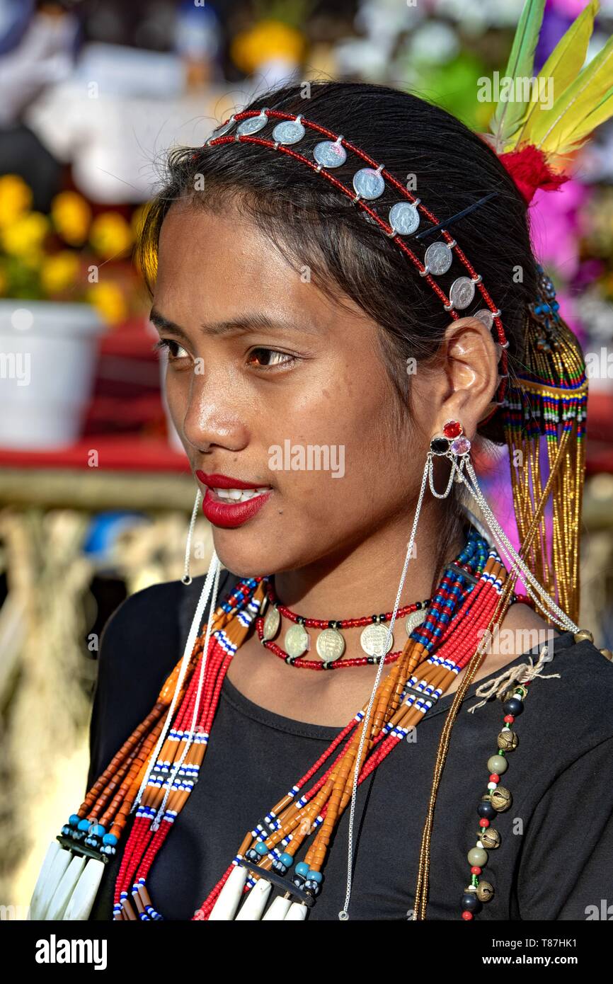India, Arunachal Pradesh, Khonsa, the Chalo Loku festival of the Nokte ...