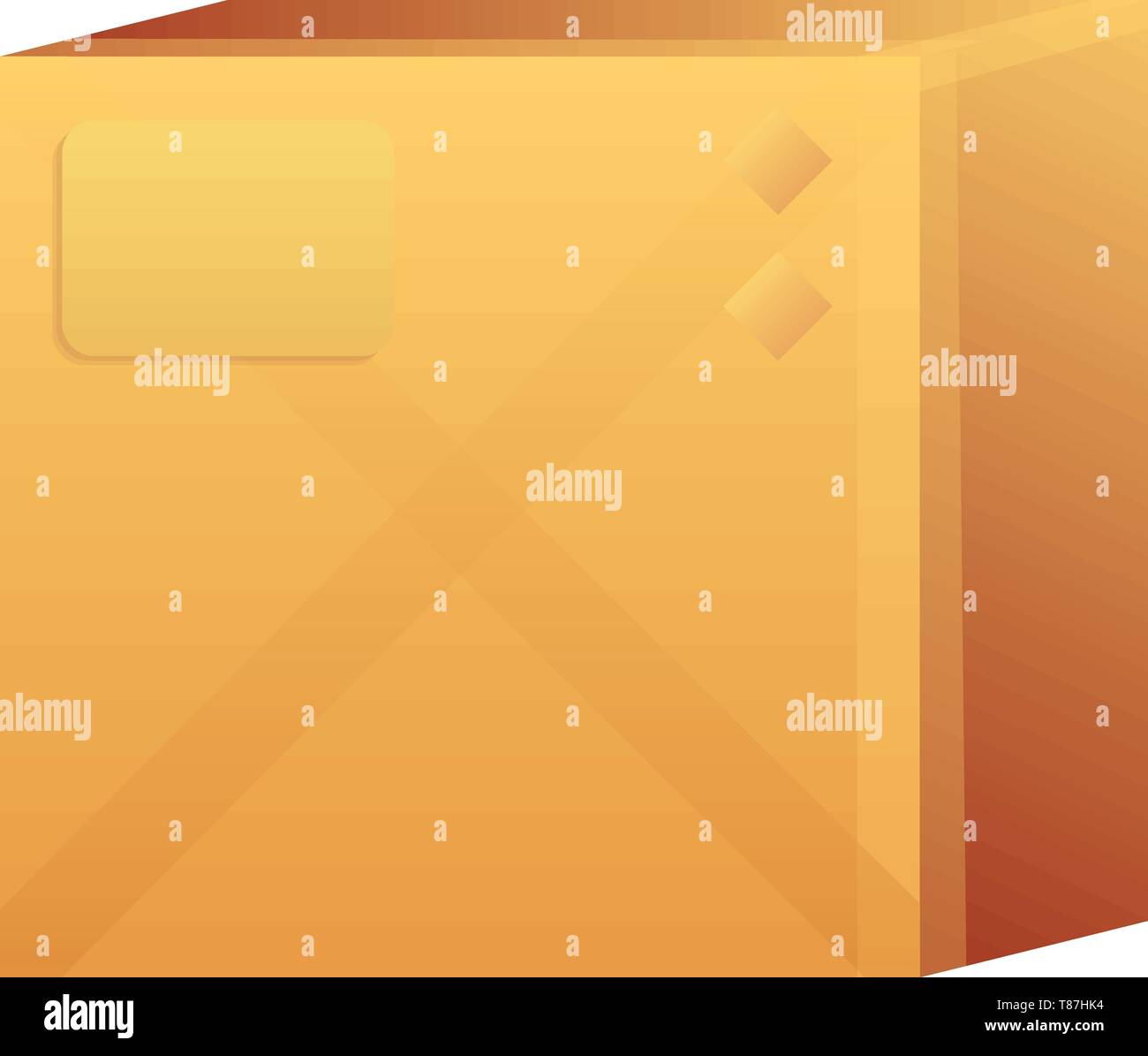 City delivery box icon. Cartoon of city delivery box vector icon for ...