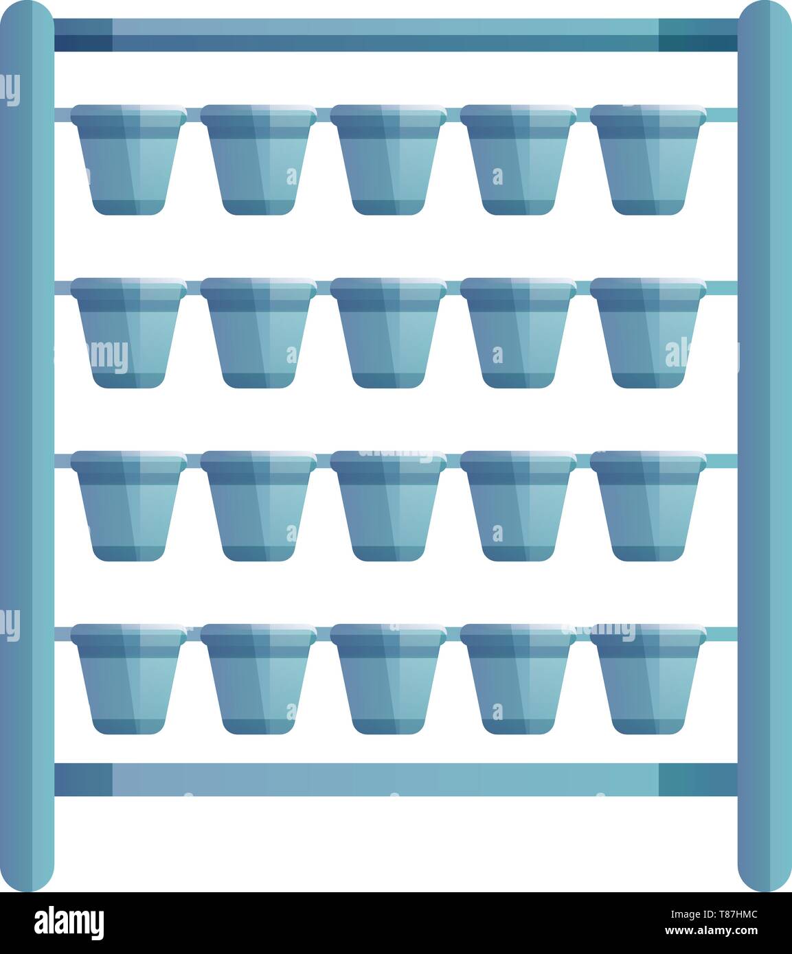 Bread form factory icon. Cartoon of bread form factory vector icon for ...